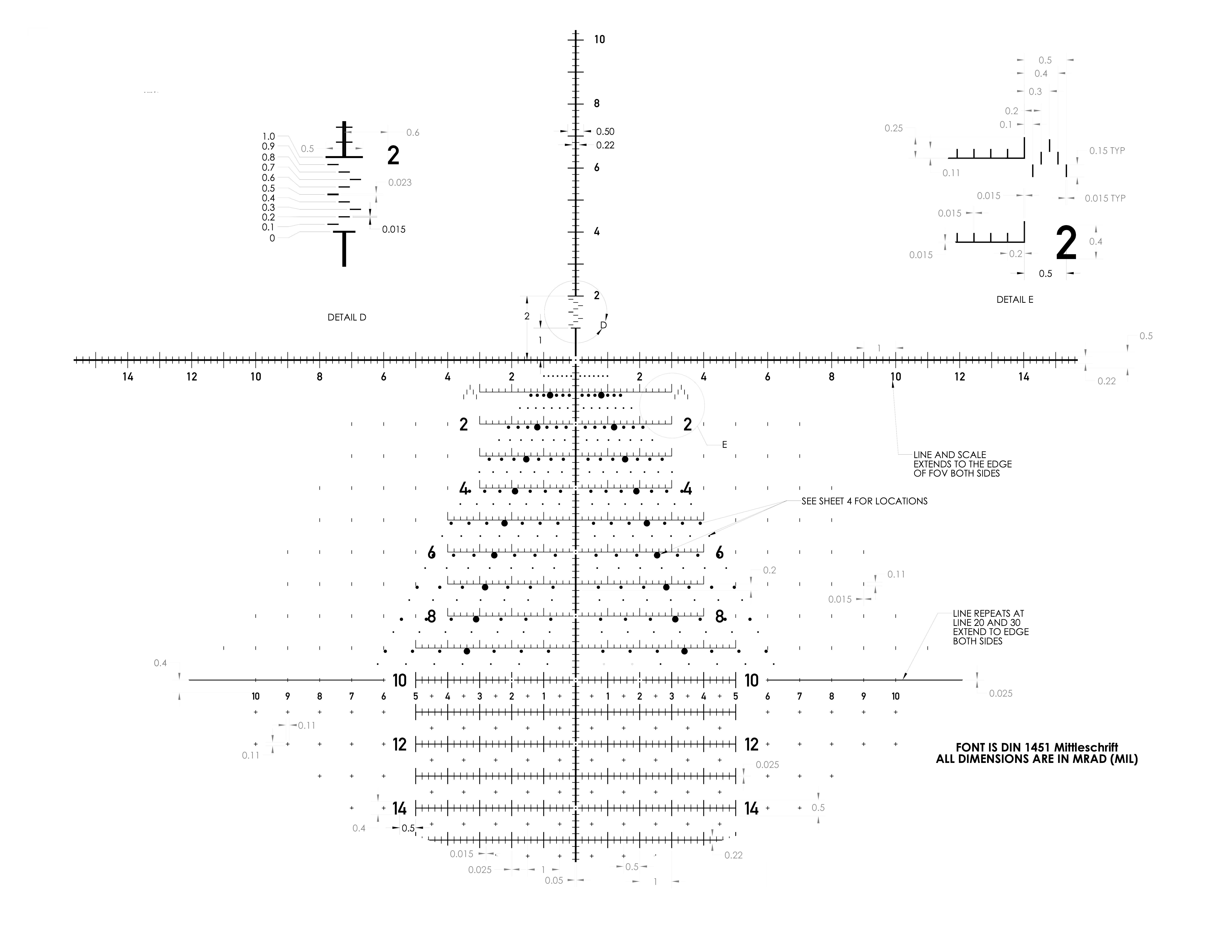 TREMOR5™ Competition Optimized Reticle - Horus Vision Australia